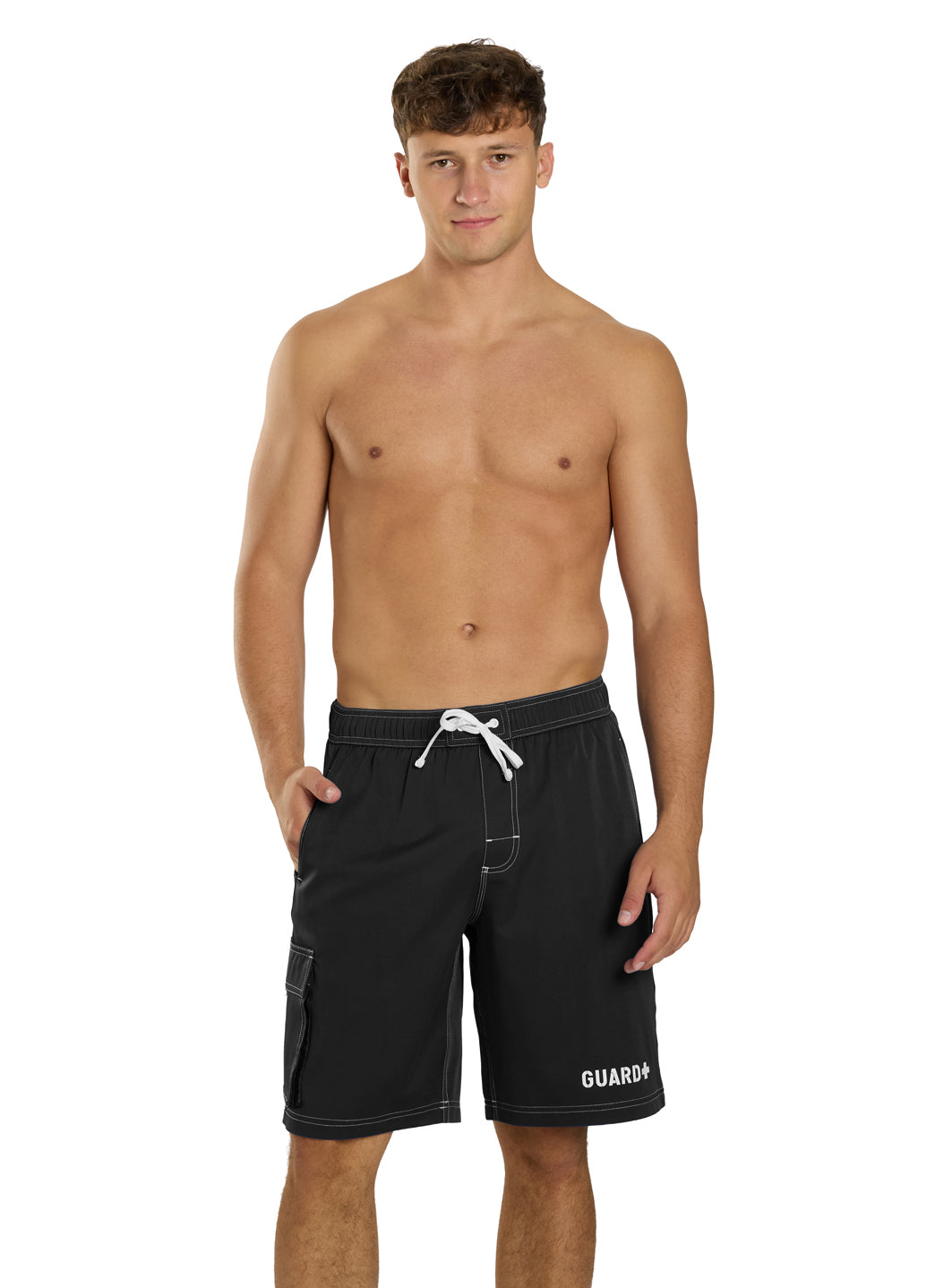 Sporti Guard Men's Hybrid Cargo Swim Trunk at SwimOutlet.com