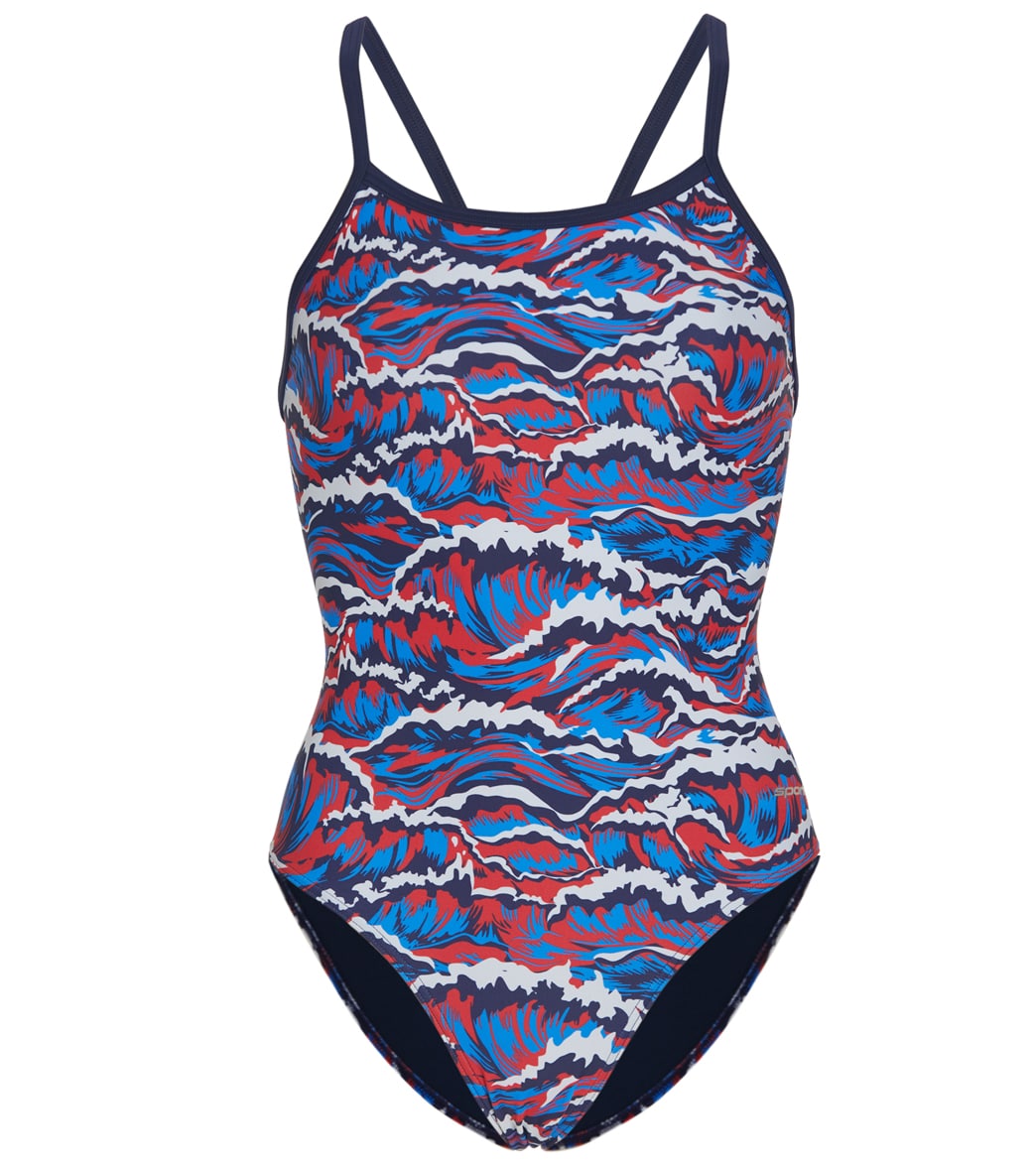 Bulk order on Sporti New Waves Thin Strap One Piece Swimsuit Youth (22 ...