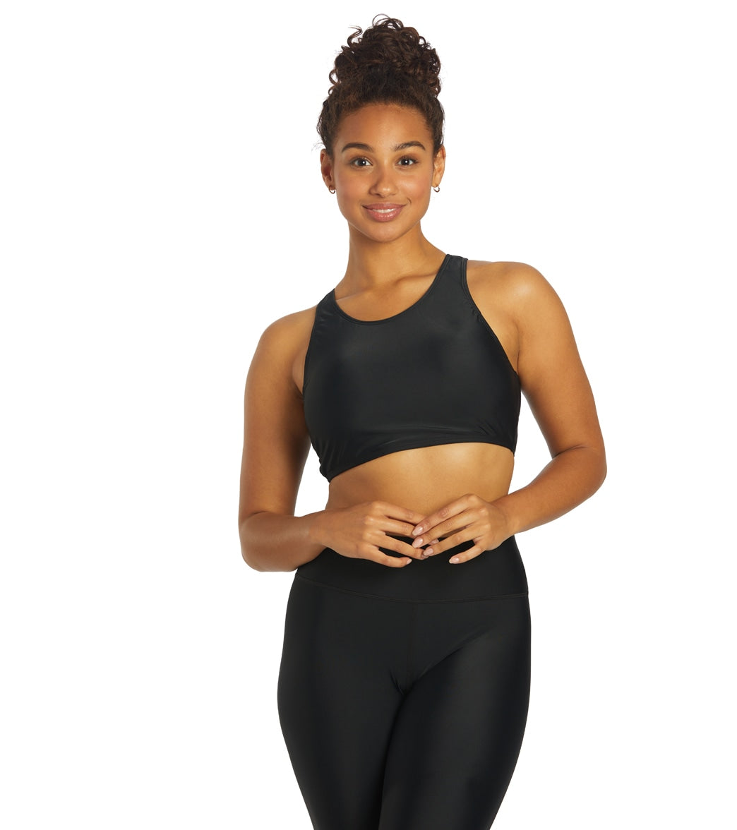 Sporti Active High Neck Crop Bikini Top at SwimOutlet.com