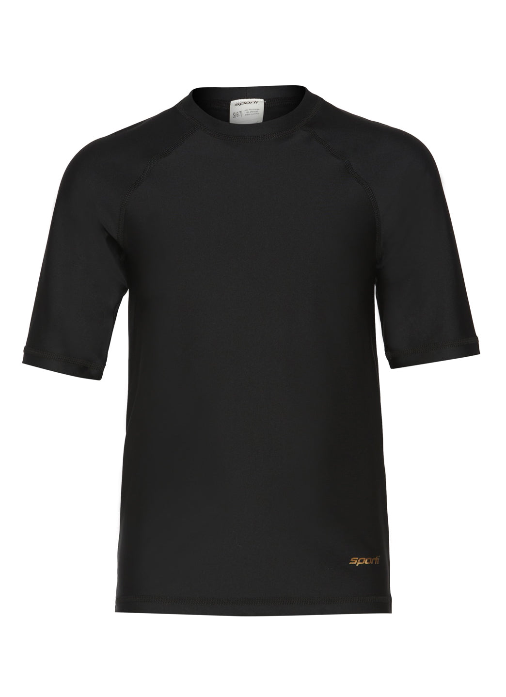 Sporti Youth Unisex S/S UPF 50+ Hybrid Comfort fit Rash Guard at ...