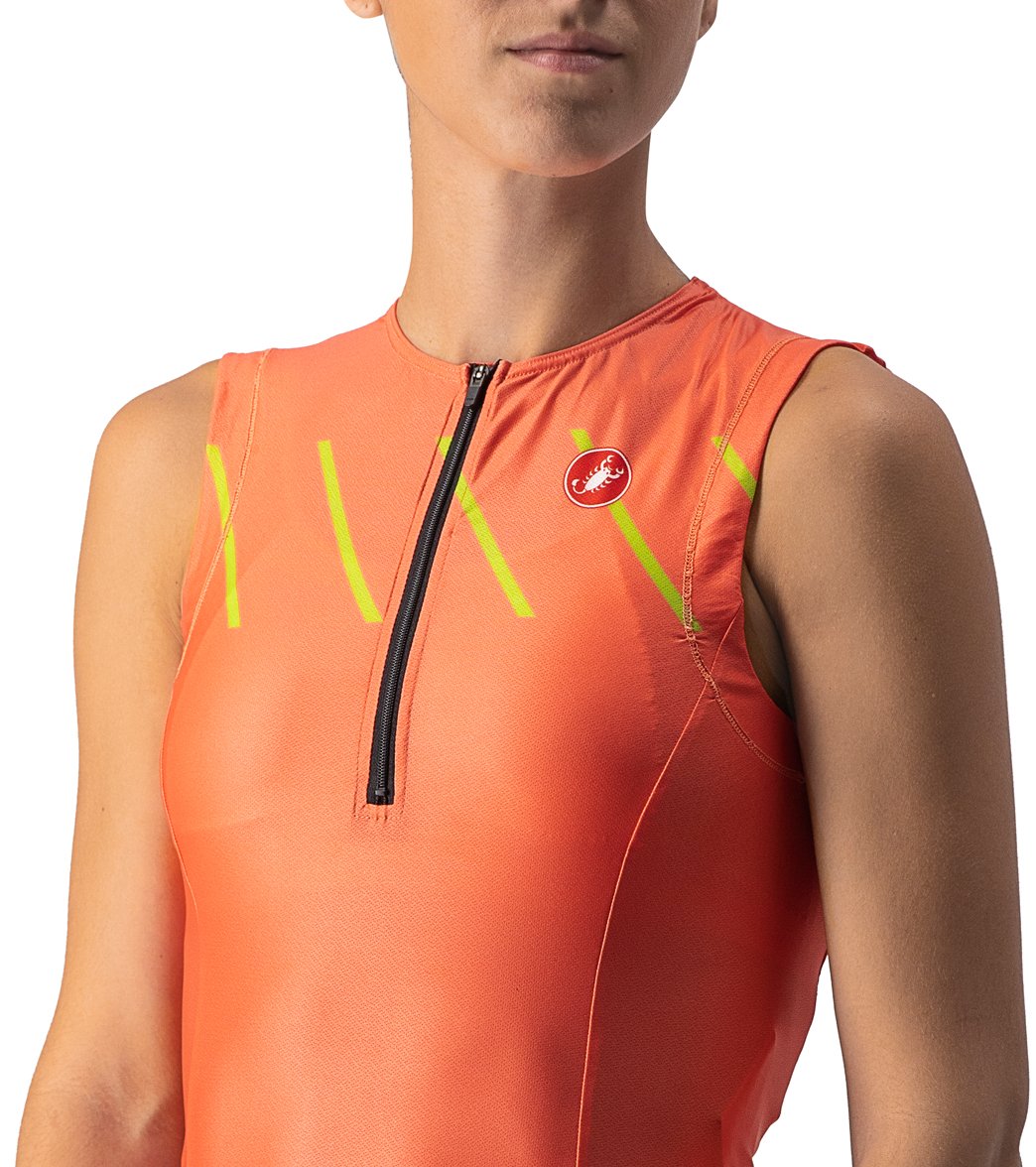 Castelli Women's Free 2 Tri Singlet Sleeveless Top at SwimOutlet.com