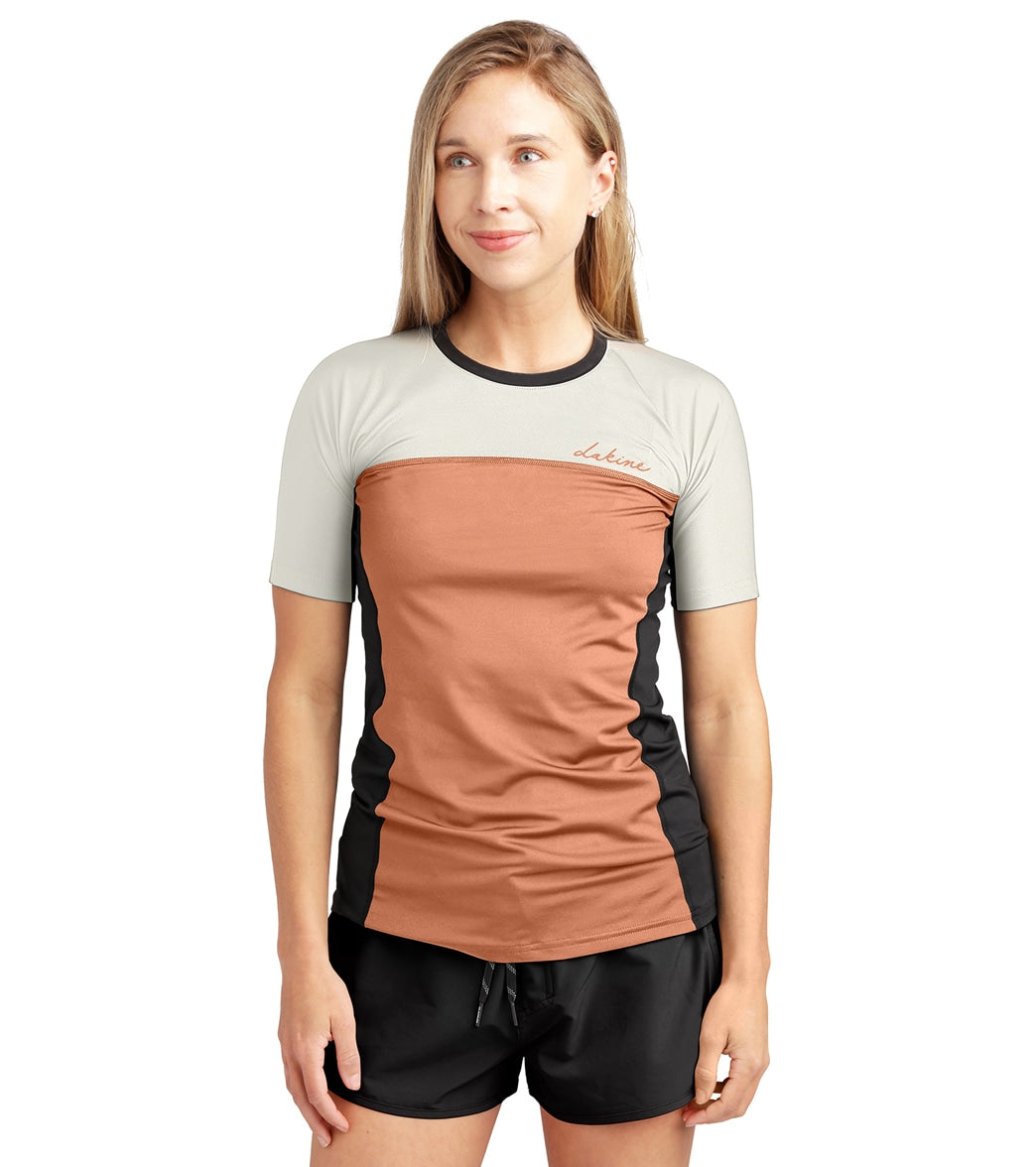 Dakine Women's HD Crew Short Sleeve UPF 50 Rash Guard at SwimOutlet.com