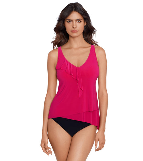 Magicsuit by Miraclesuit Women's Cascade Amira Tankini Top at SwimOutlet.com