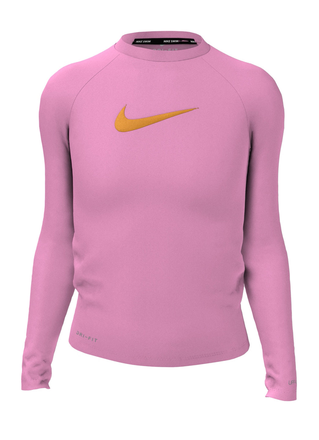 Nike Girls' Swoosh Long Sleeve Rashguard (Big Kid) at SwimOutlet.com