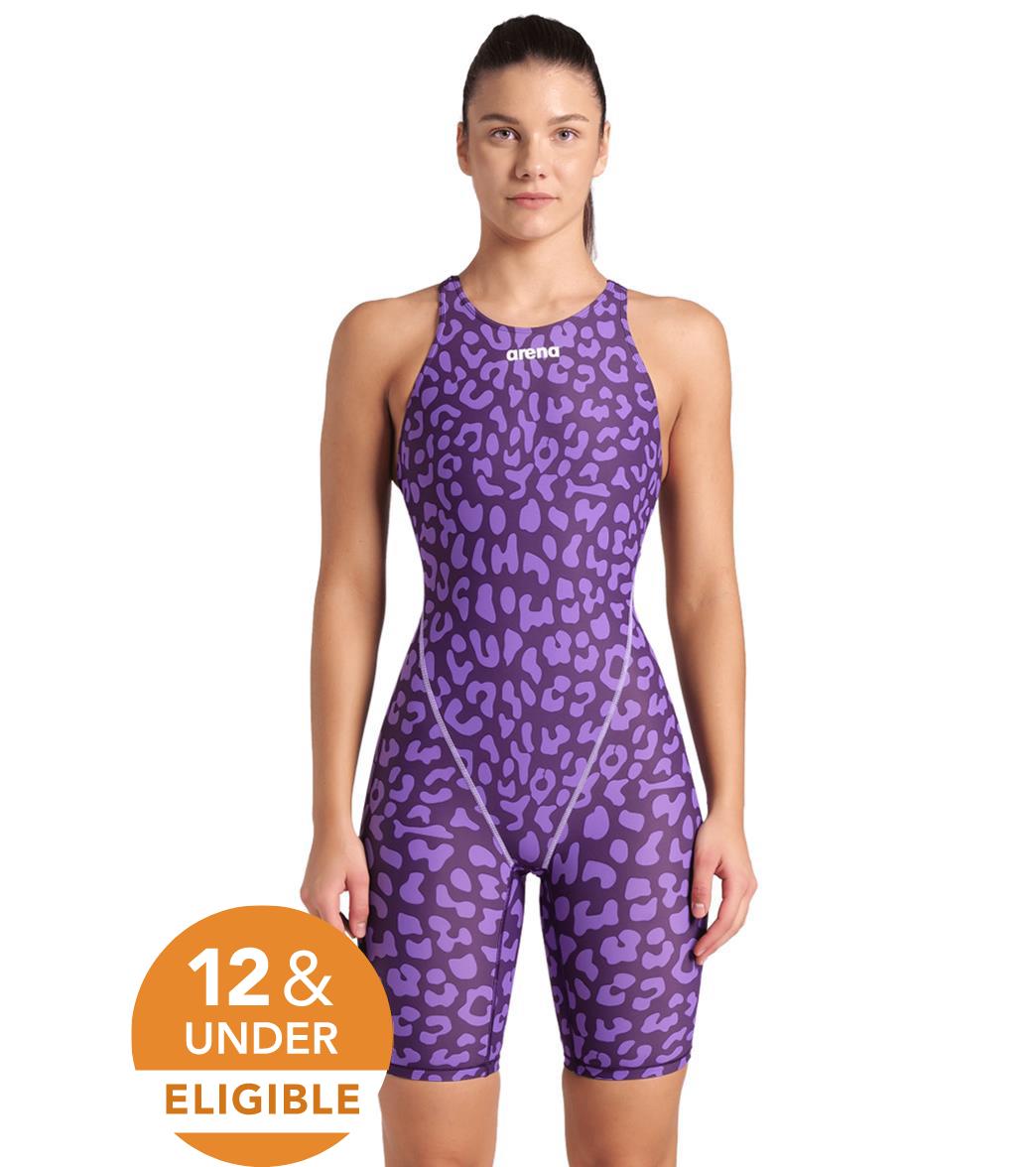 Arena Women's Powerskin ST Next Limited Edition Leopard Open Back Tech ...