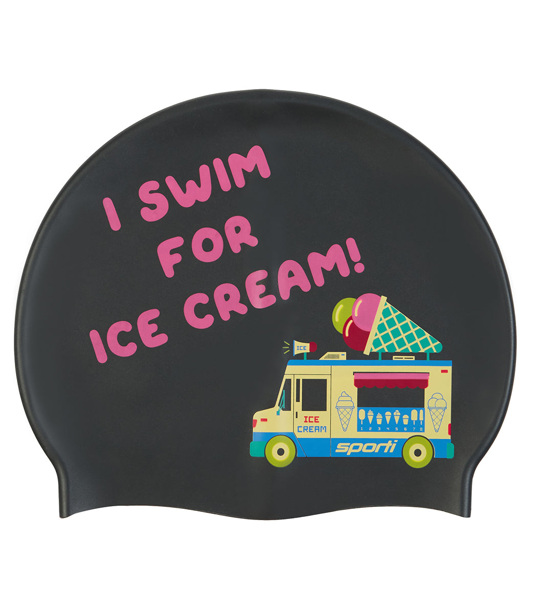 Sporti I-Scream Silicone Swim Cap at SwimOutlet.com