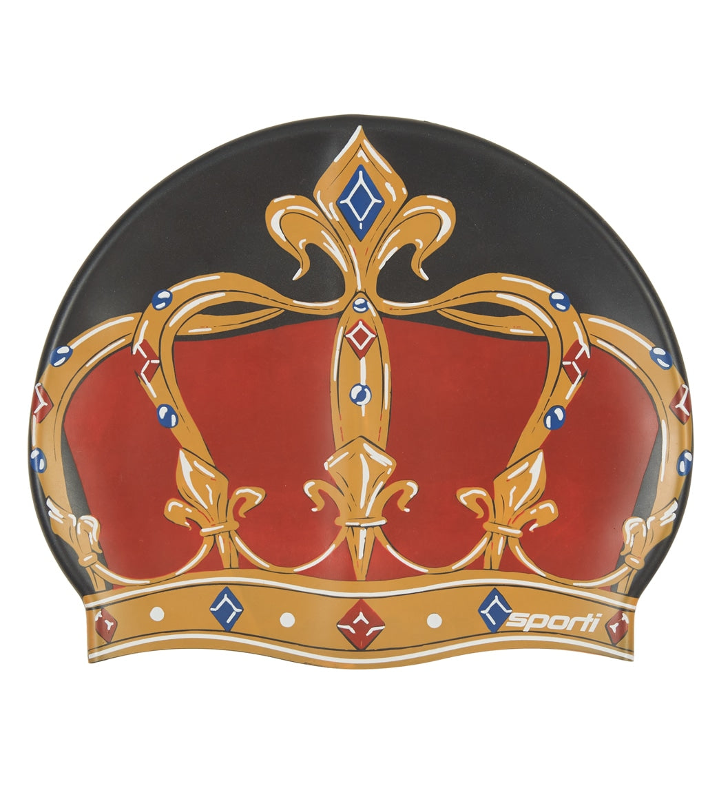 Sporti Royal Crown Silicone Swim Cap Jr. at SwimOutlet.com