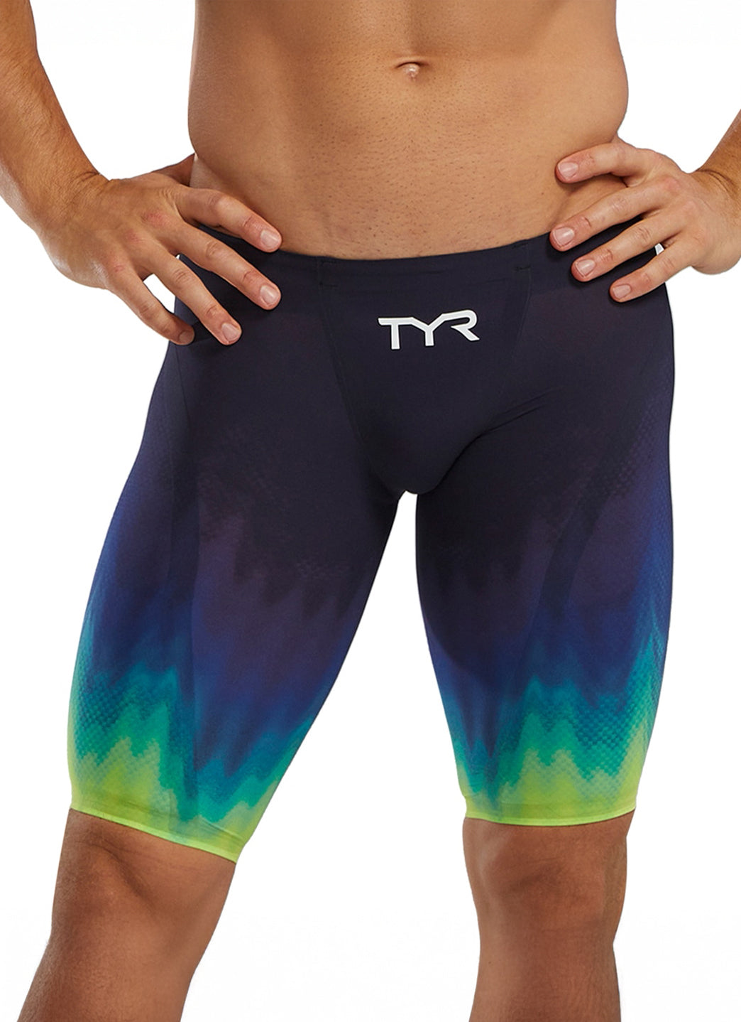 TYR Men's Venzo Influx Jammer Tech Suit Swimsuit at SwimOutlet.com