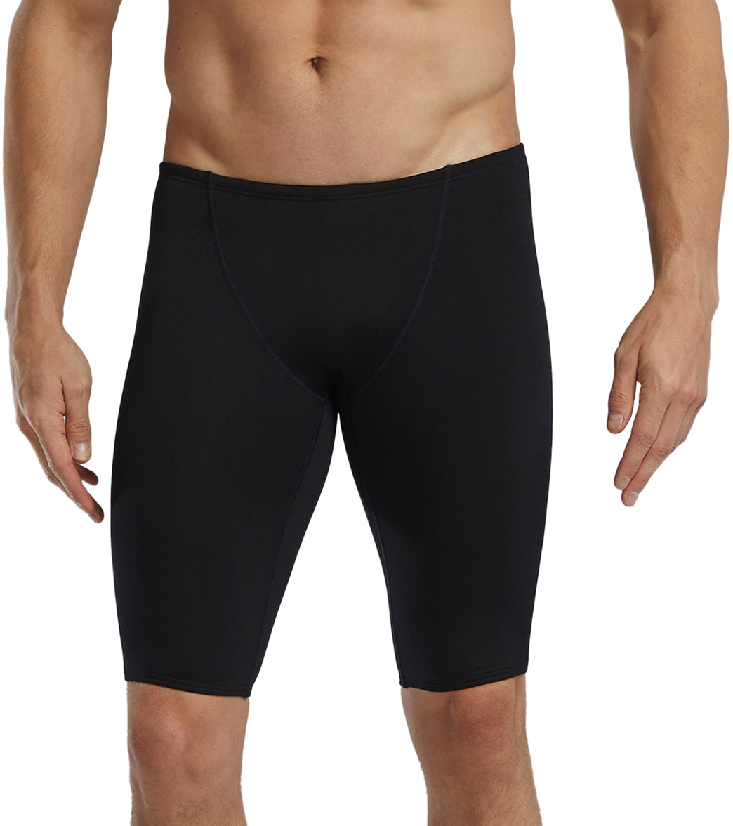 TYR Men's Durafast Elite Large Logo Jammer Swimsuit at SwimOutlet.com