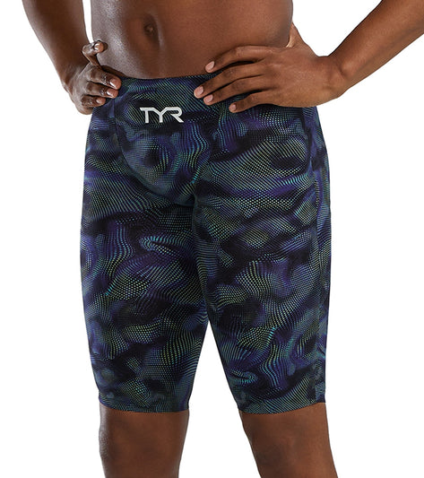 TYR Men's Avictor 2.0 Exolon High Waist Jammer Tech Suit Swimsuit at ...