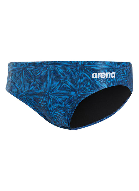 Arena Men's Abstract Tiles Brief Swimsuit at SwimOutlet.com