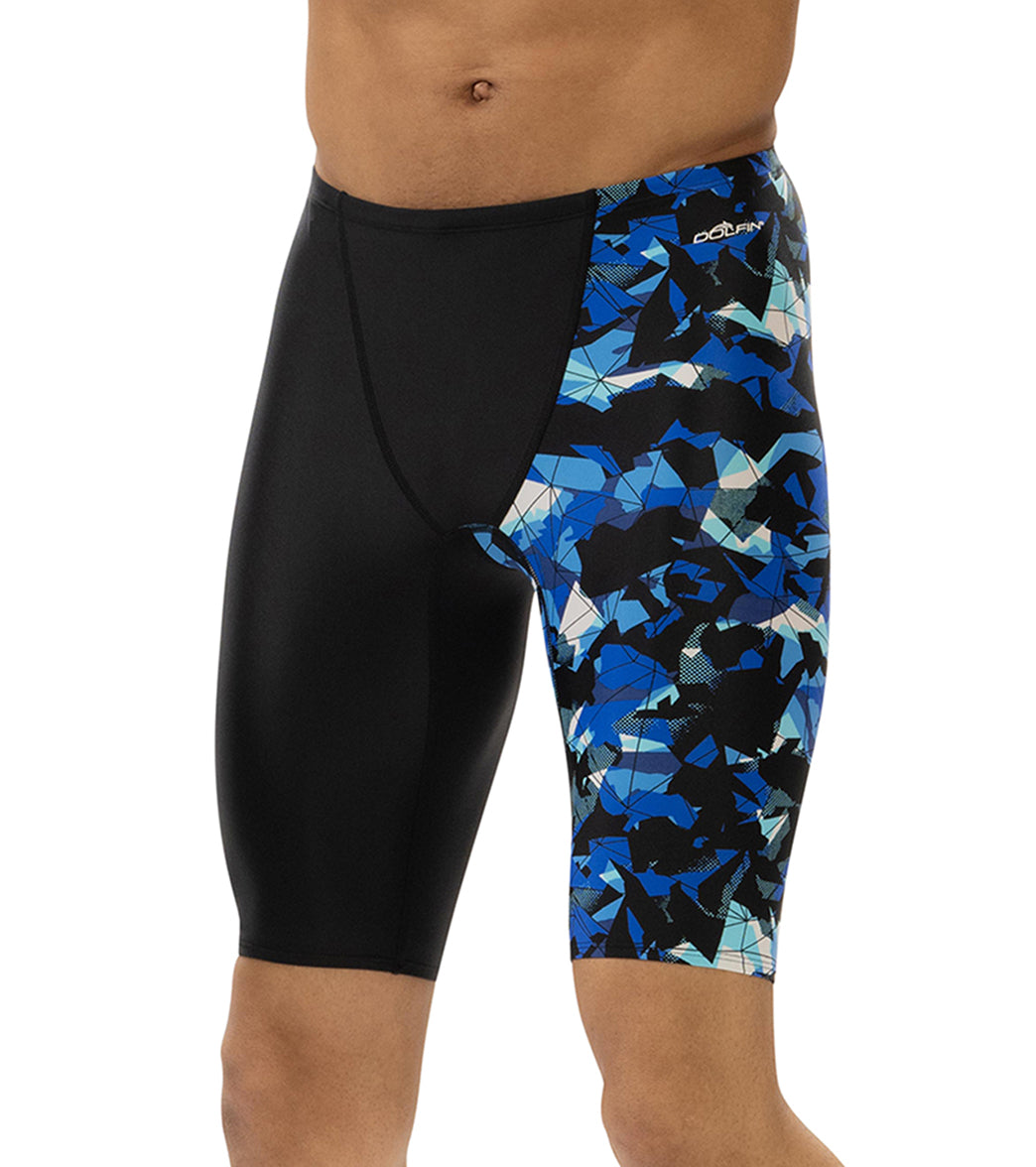 Dolfin Men's Xtrasleek Implode Asymmetrical Jammer Swimsuit at ...