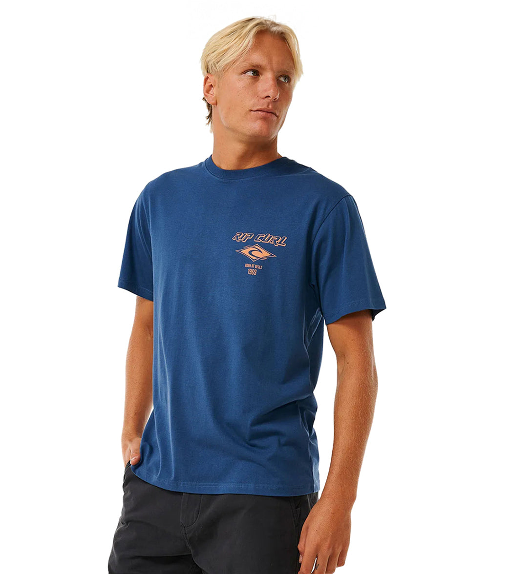 Rip Curl Men's Fade Out Icon Tee at SwimOutlet.com