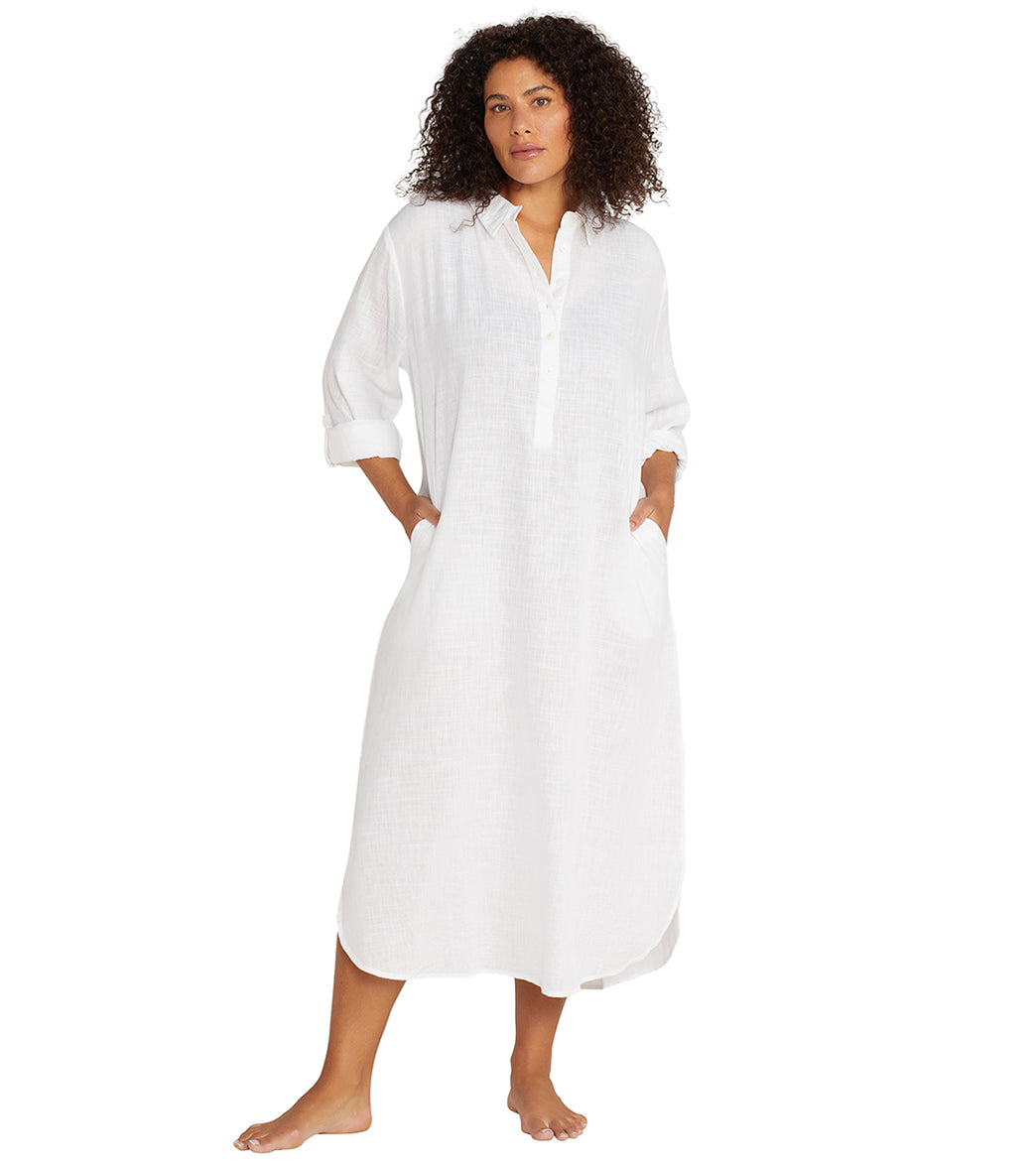 Artesands Woman's Plus Size Chantique Monteverdi Maxi Over Shirt at ...