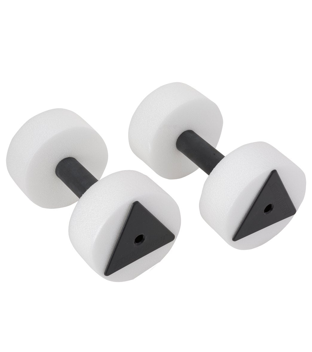 AquaJogger AquaFit Barbells 2.0 White/Black Water Weights at SwimOutlet.com