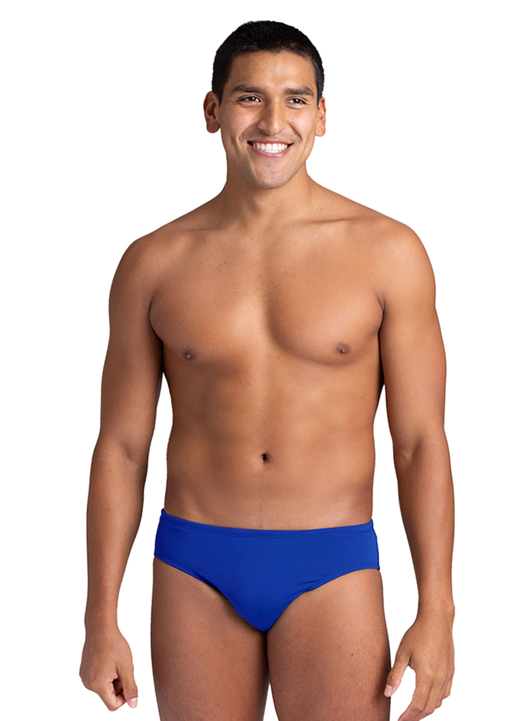 JOLYN Men's Brolyn Solid Brief Swimsuit at SwimOutlet.com