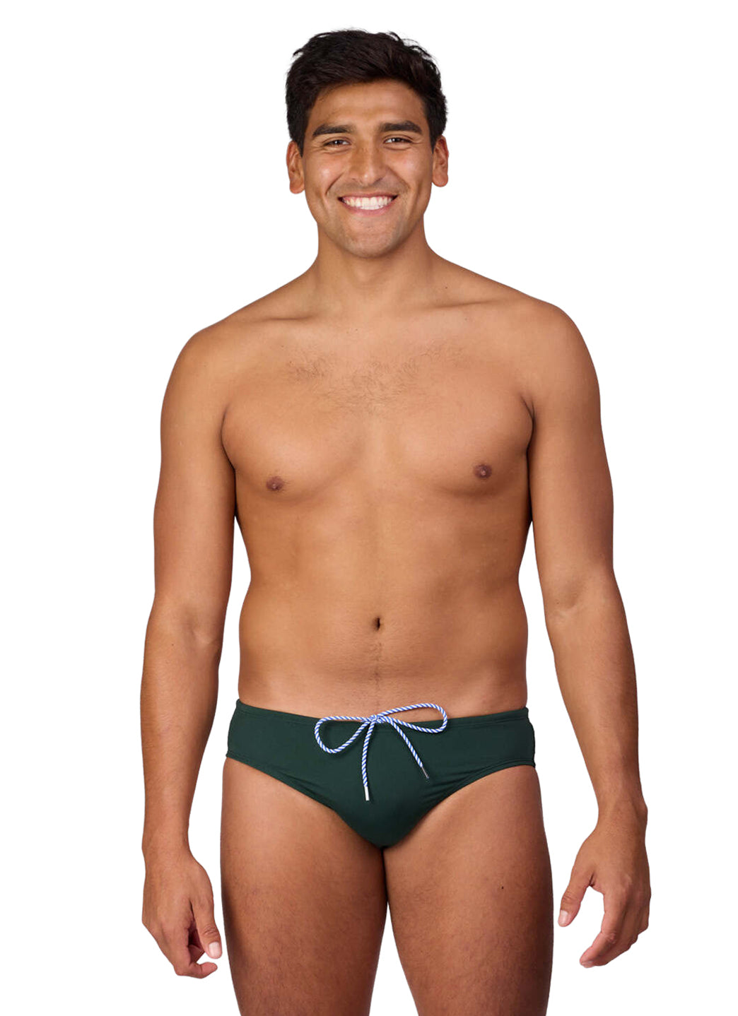 JOLYN Men's Brolyn Solid Brief Swimsuit at SwimOutlet.com