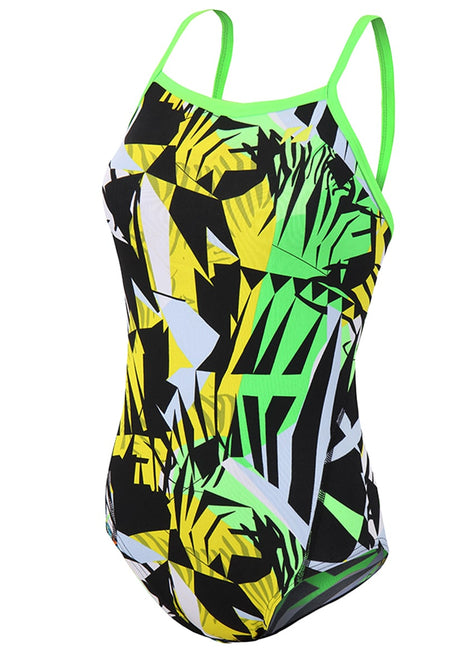 Zone3 Girls High Jazz 2.0 Strap Back Swimsuit at SwimOutlet.com
