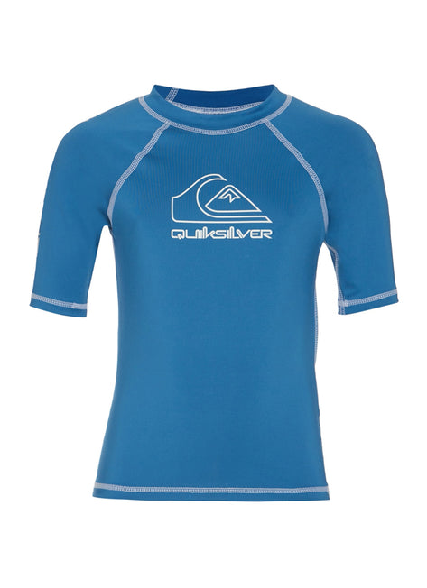 Quiksilver Boys' On Time Short Sleeve UPF 50 Rash Guard (Toddler ...