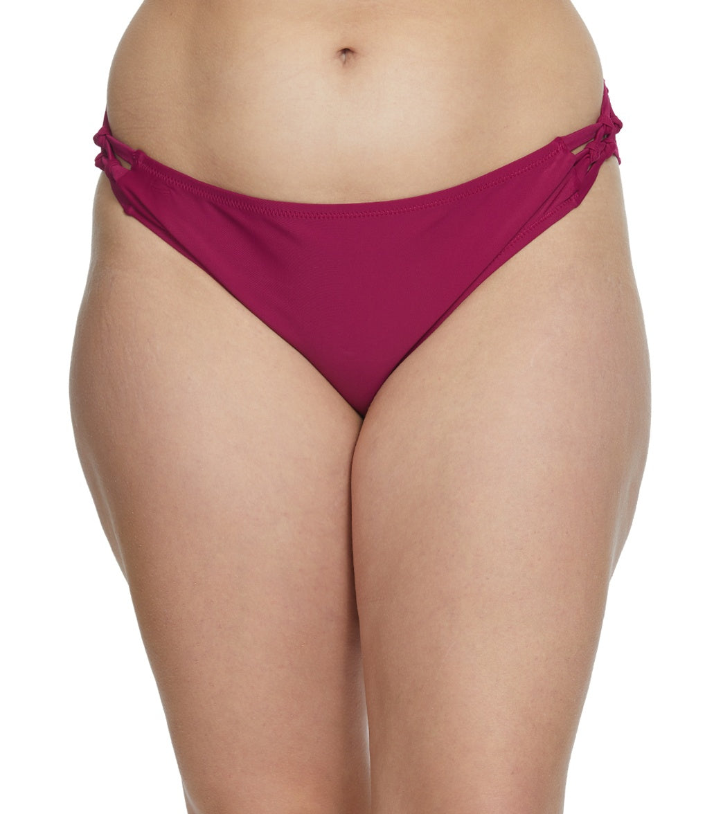 Volcom Plus Size Simply Solid Full Bikini Bottom at SwimOutlet.com