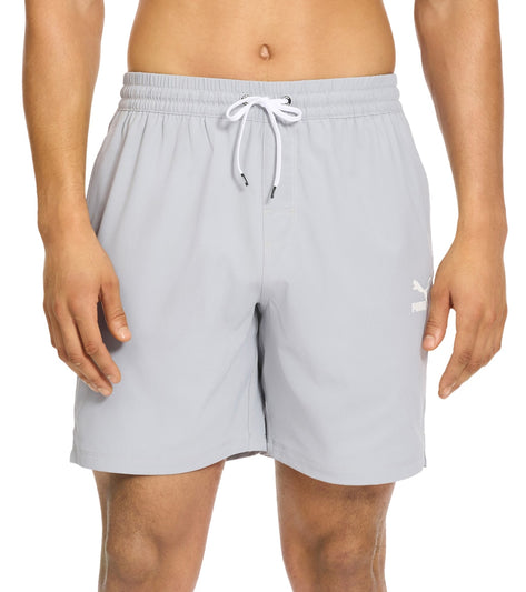 Puma Men's 7" Quickdry Branded Swim Trunks at SwimOutlet.com
