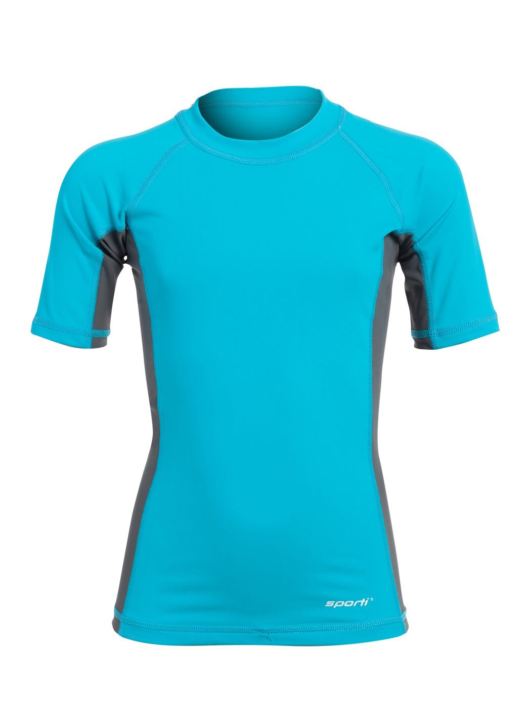 Sporti Youth Unisex S/S UPF 50+ Sport Fit Rash Guard at SwimOutlet.com