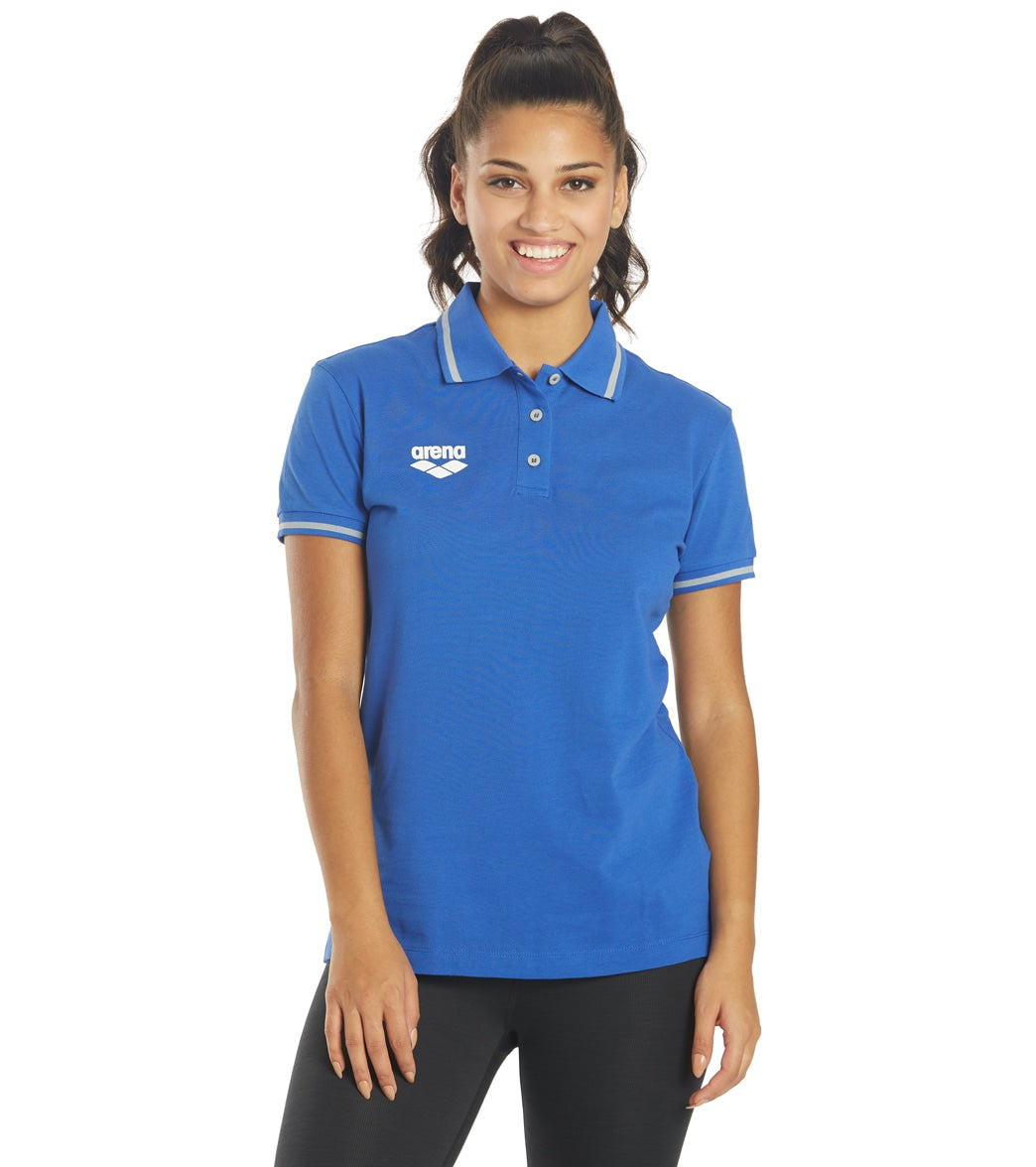 Arena Women's Team Line Short Sleeve Polo at SwimOutlet.com
