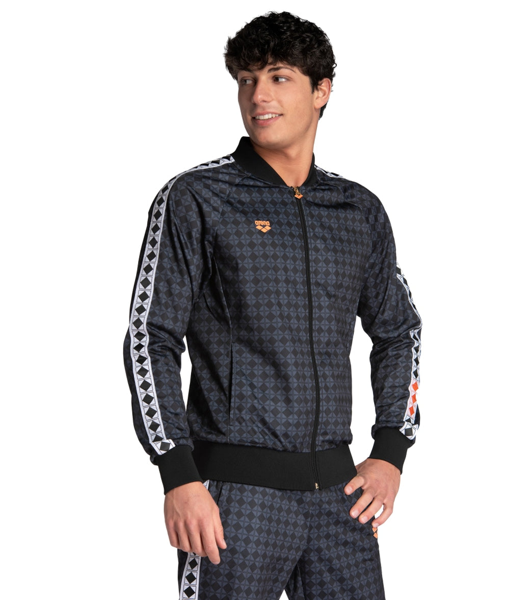 Arena Unisex 50th Anniversary Black Relax IV Team Jacket at SwimOutlet.com