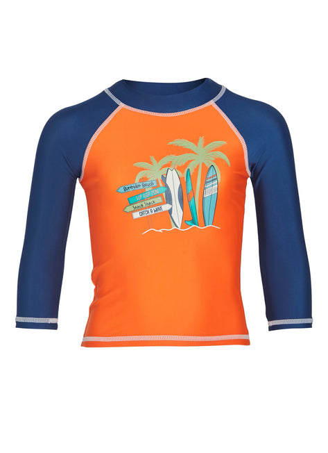 Flap Happy Boys' Venice Stripe UPF 50+ Rash Guard (Baby, Toddler ...