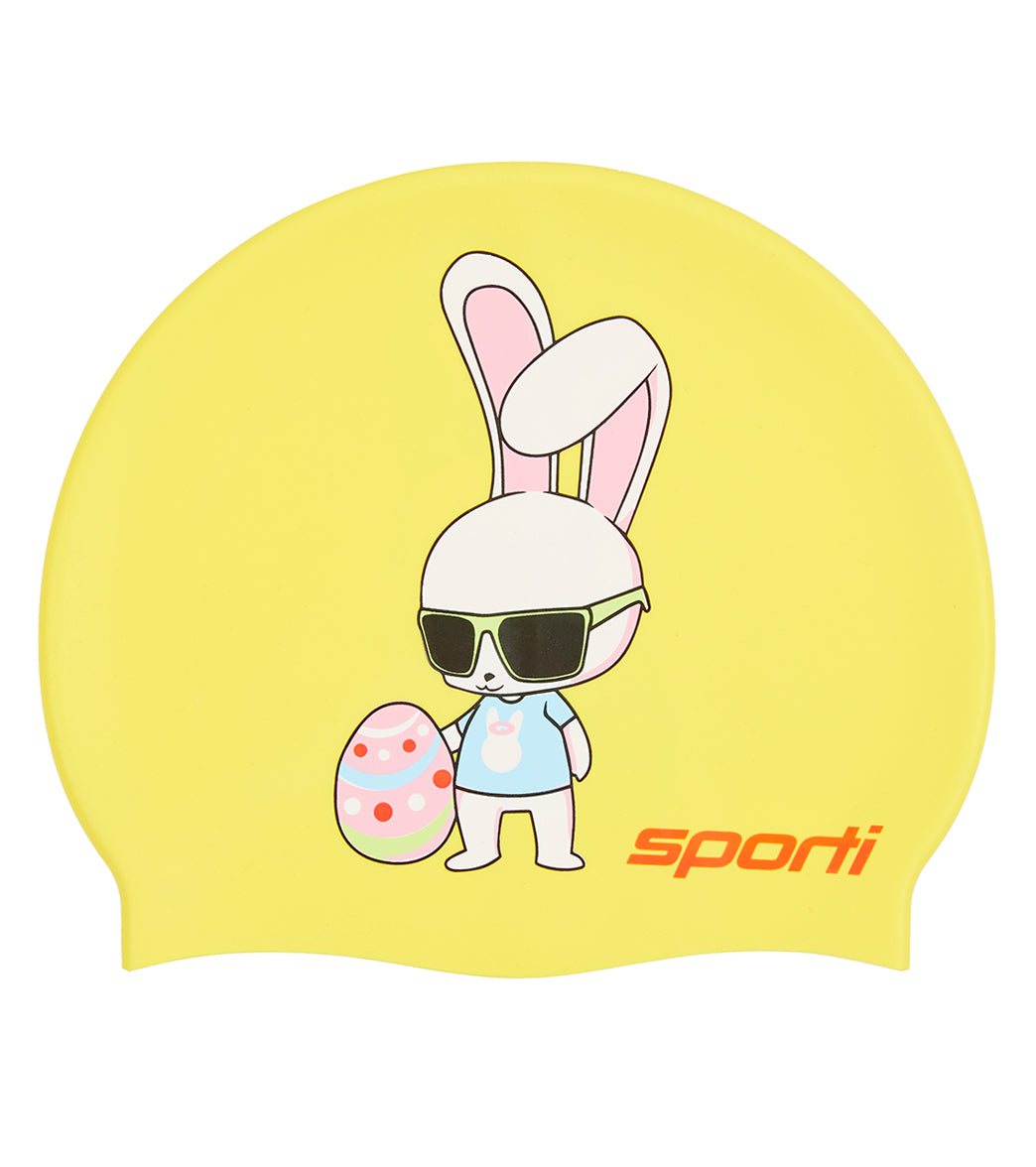 Sporti Kool Bunny Silicone Swim Cap at SwimOutlet.com