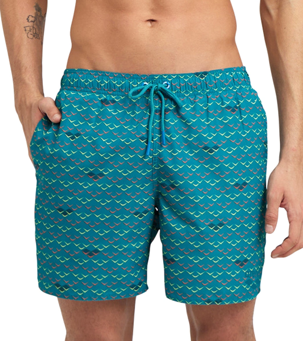 Arena Men's 16" Allover Beach Boxer Swim Trunks at SwimOutlet.com