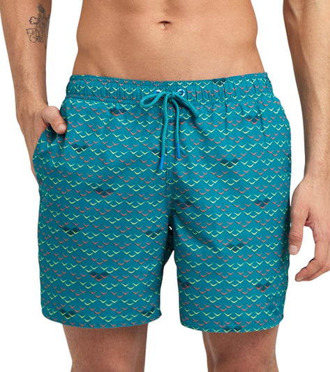 Arena Men's 16" Allover Beach Boxer Swim Trunks at SwimOutlet.com