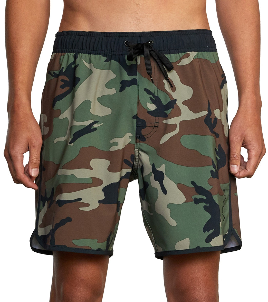 RVCA Men's 17" Eastern Swim Trunks at SwimOutlet.com