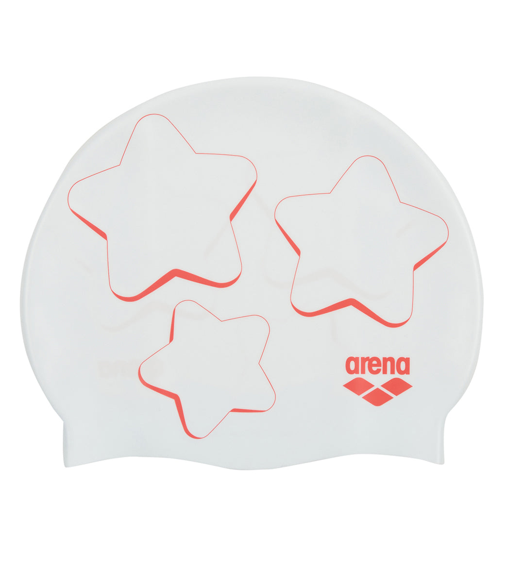 Arena Print Junior Silicone Swim Cap at SwimOutlet.com