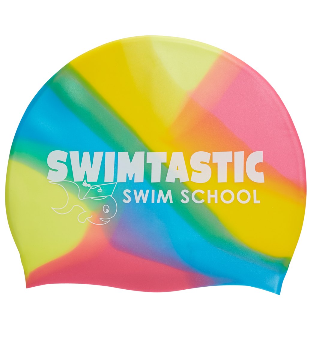 Sporti Swimtastic Multi Color Silicone Swim Cap at SwimOutlet.com