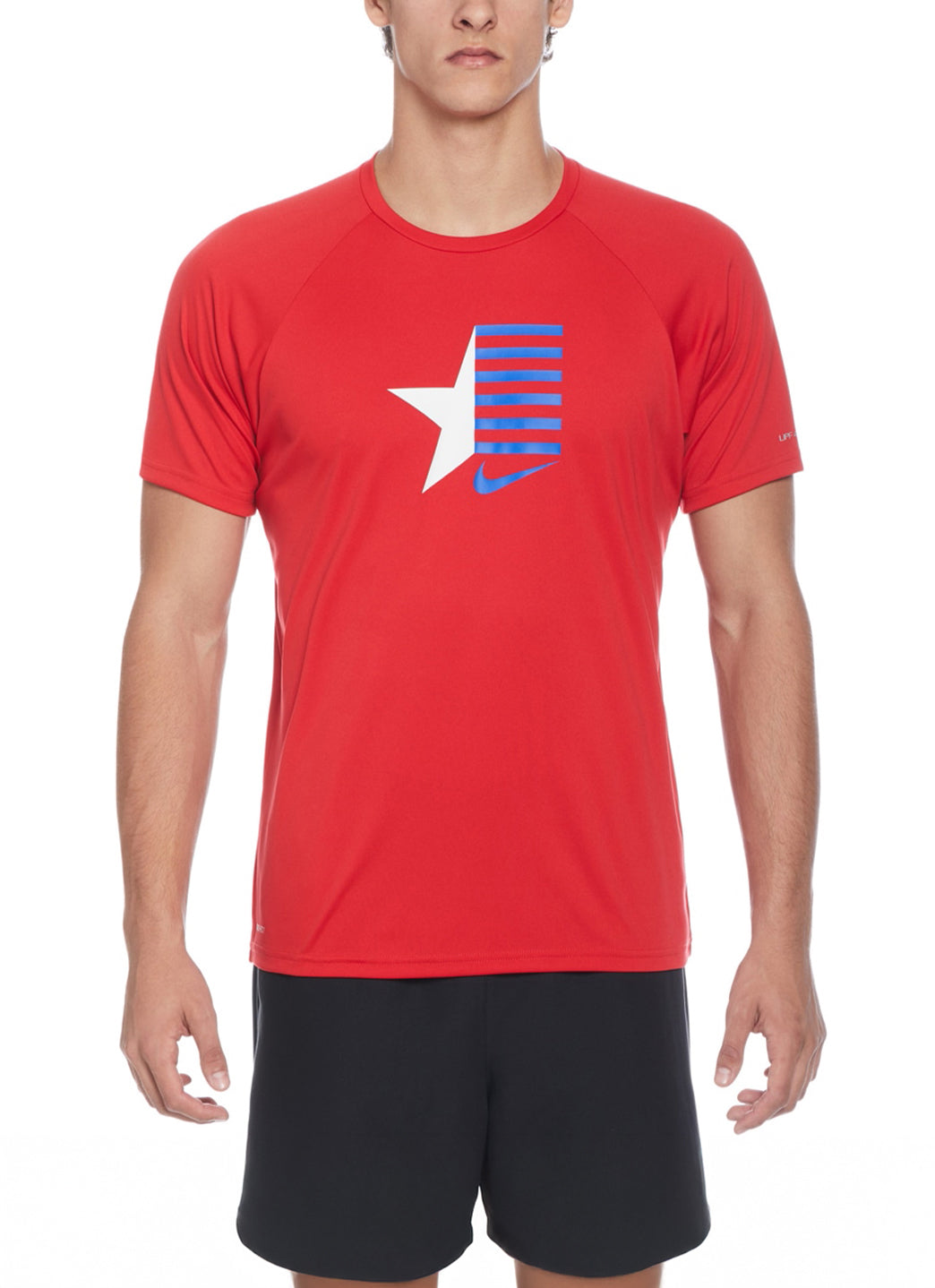 Nike Men's Classic Short Sleeve Rash Guard at SwimOutlet.com