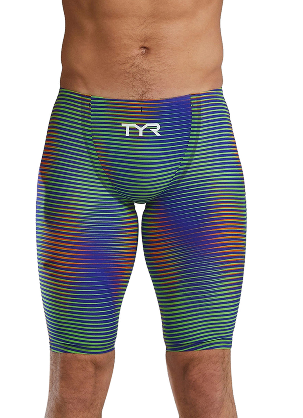 TYR Men's Avictor 2.0 Luminis High Waist Jammer Tech Suit Swimsuit at ...