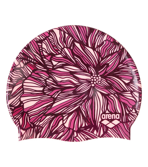 Arena Pink Dahlia Swim Cap at SwimOutlet.com