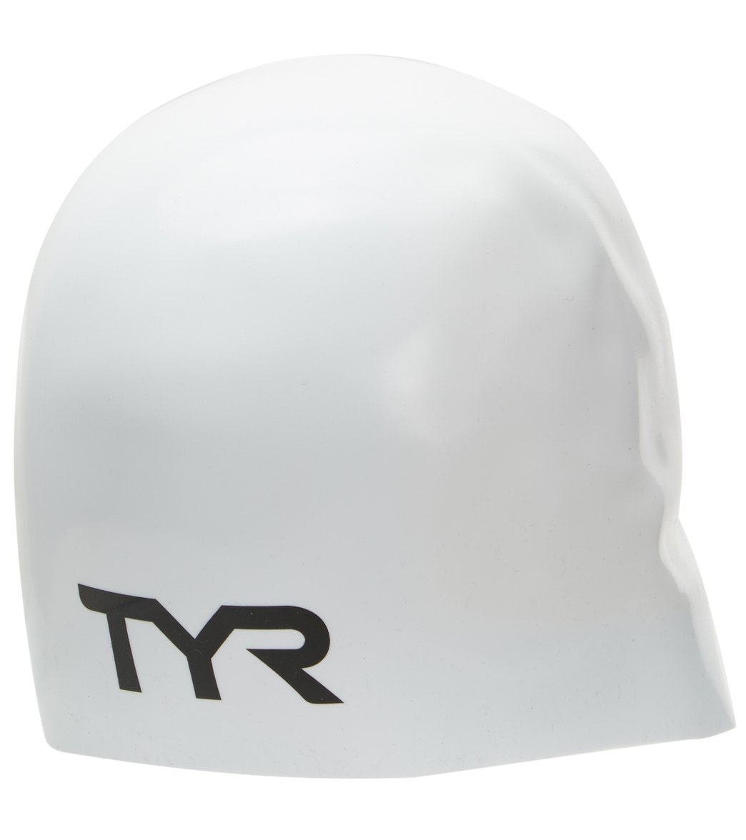 TYR Competitor Racing Silicone Swim Cap at SwimOutlet.com