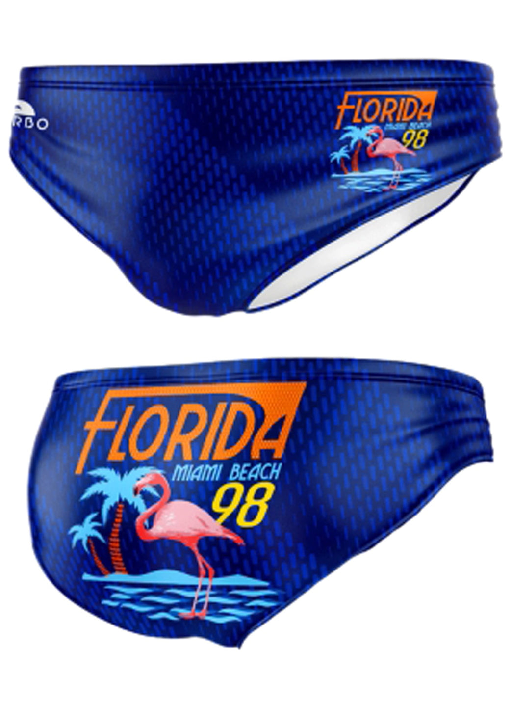 Turbo Men's Florida Water Polo Brief Swimsuit at SwimOutlet.com