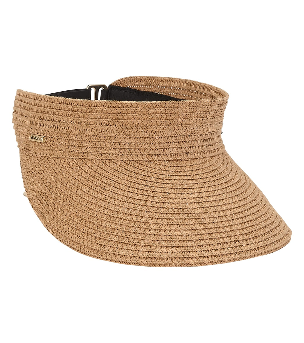 Sun N Sand Paperbraid Basic Visor w/ Adjustable Back at SwimOutlet.com
