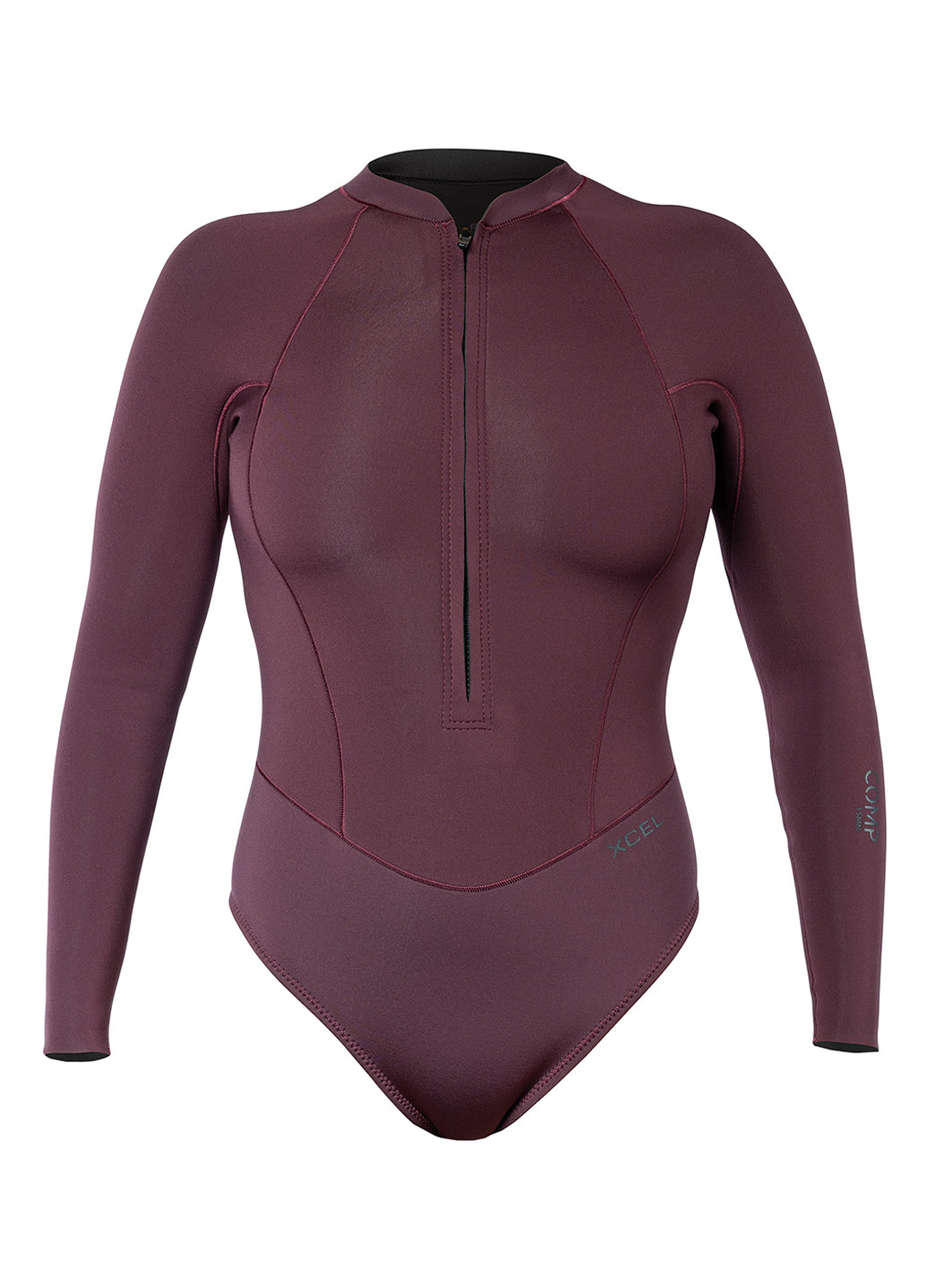 Xcel Women's 1.5mm Comp Long Sleeve Front Zip Spring Wetsuit at ...