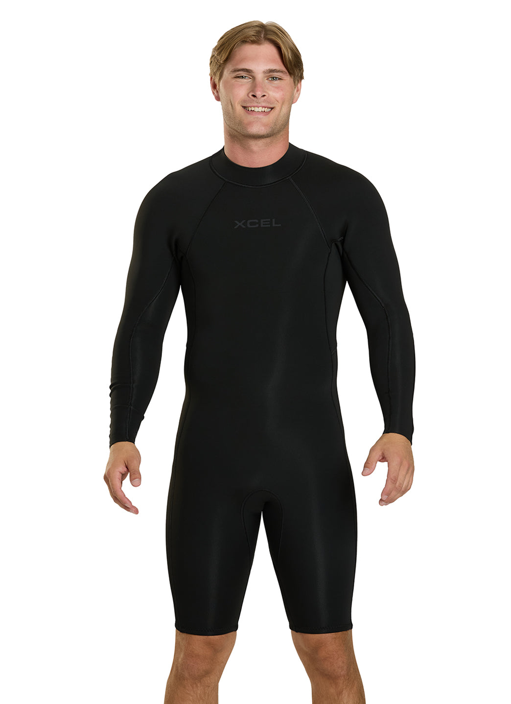 Xcel Men's 2mm Axis Long Sleeve Back Zip Spring Suit at SwimOutlet.com