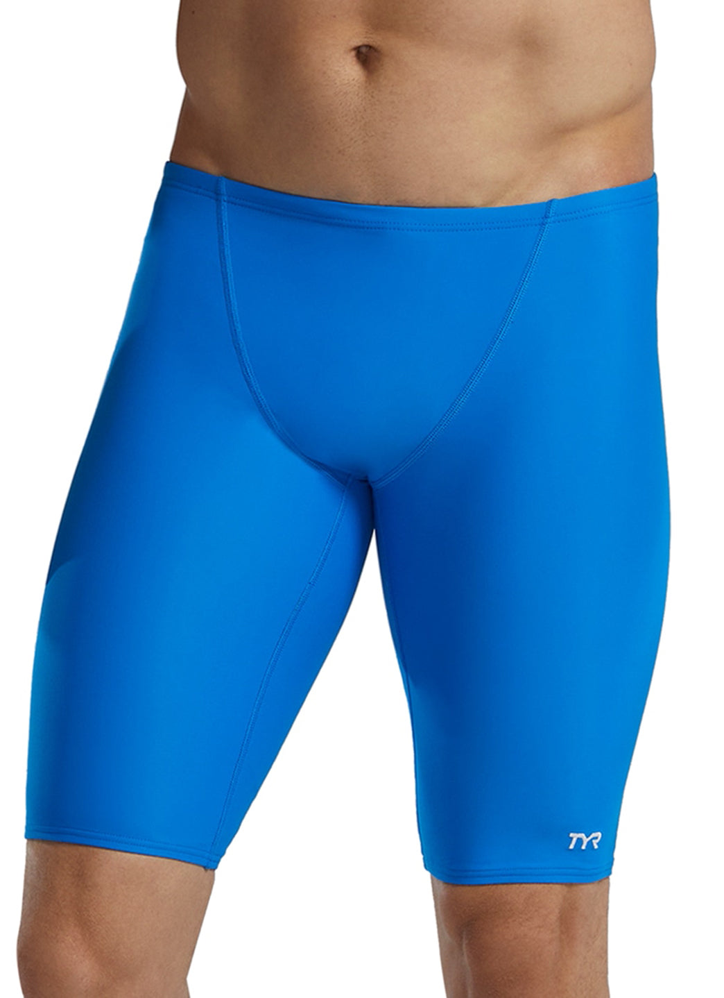 TYR Men's TYReco Solid Jammer Swimsuit at SwimOutlet.com
