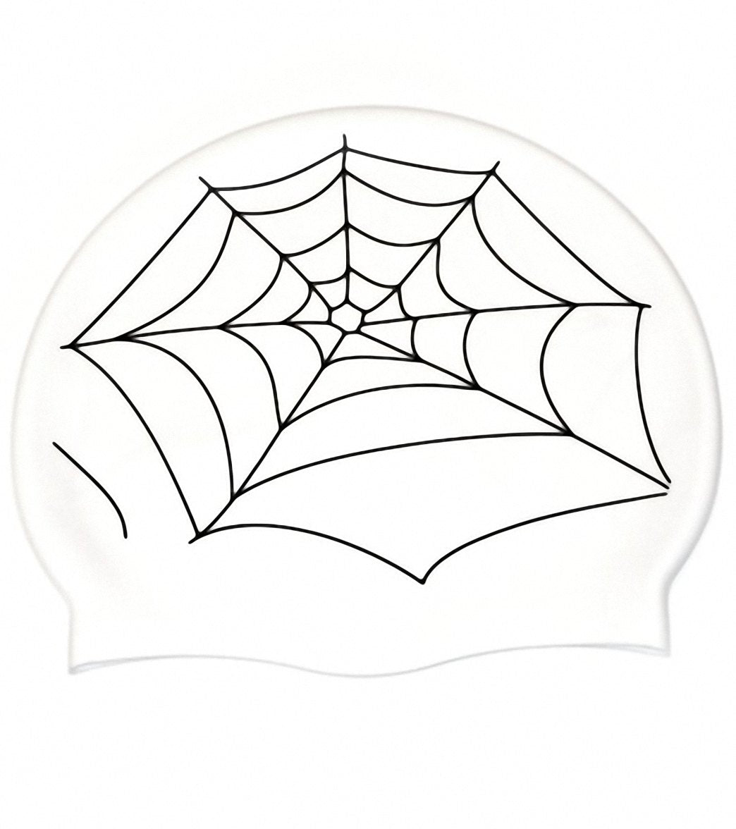 Bettertimes Spiderweb Solid Latex Swim Cap at SwimOutlet.com