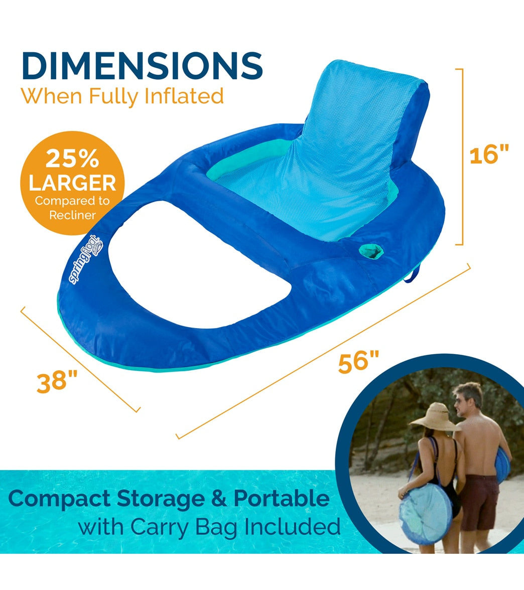 Swimways Spring Float Recliner XL at SwimOutlet.com