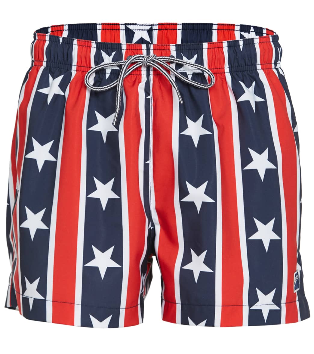 Speedo Men's 18" Active Red White Blue Redondo Volley Short at ...