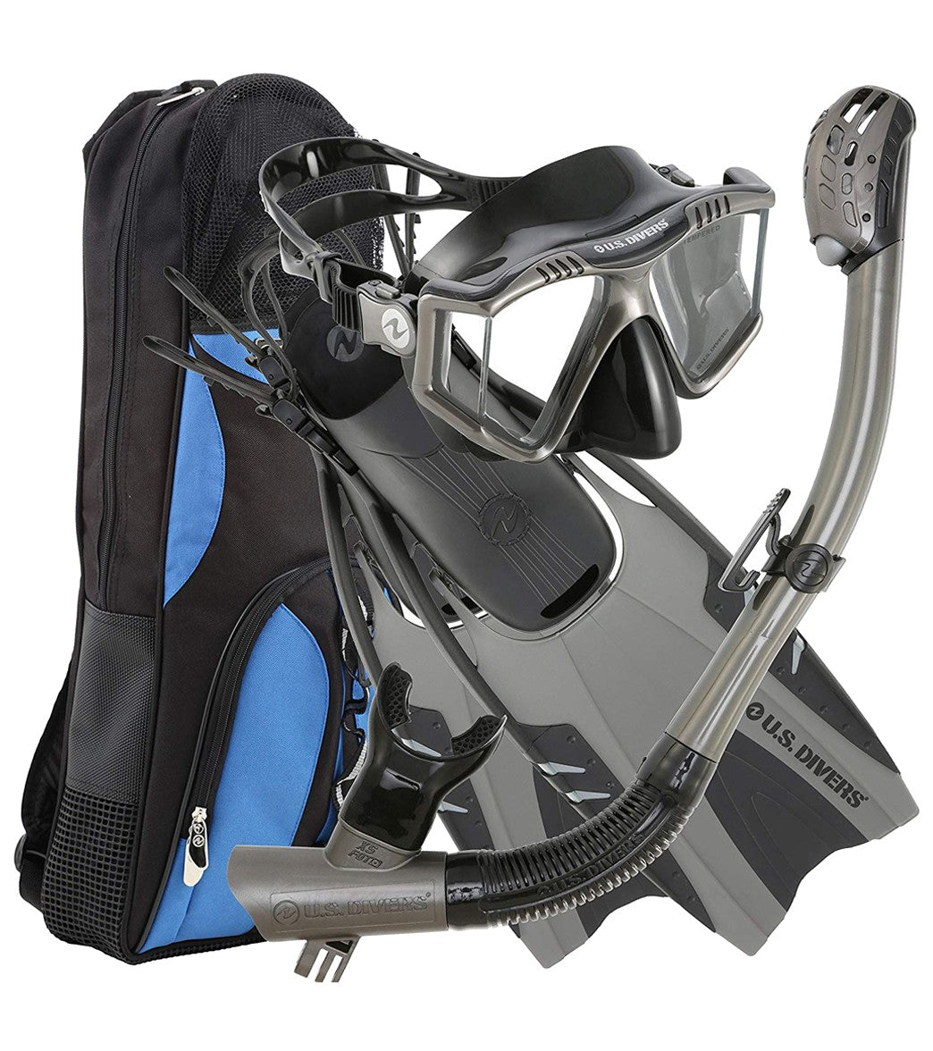 Bulk order on U.S. Divers Lux Panoramic View Mask, Dry Top Snorkel ...