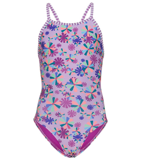 Dolfin Girls' Pinwheel One Piece Swimsuit (Big Kid) at SwimOutlet.com