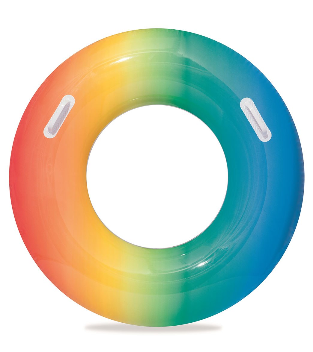 Bestway Rainbow Swim 36" Tube with Handles at SwimOutlet.com